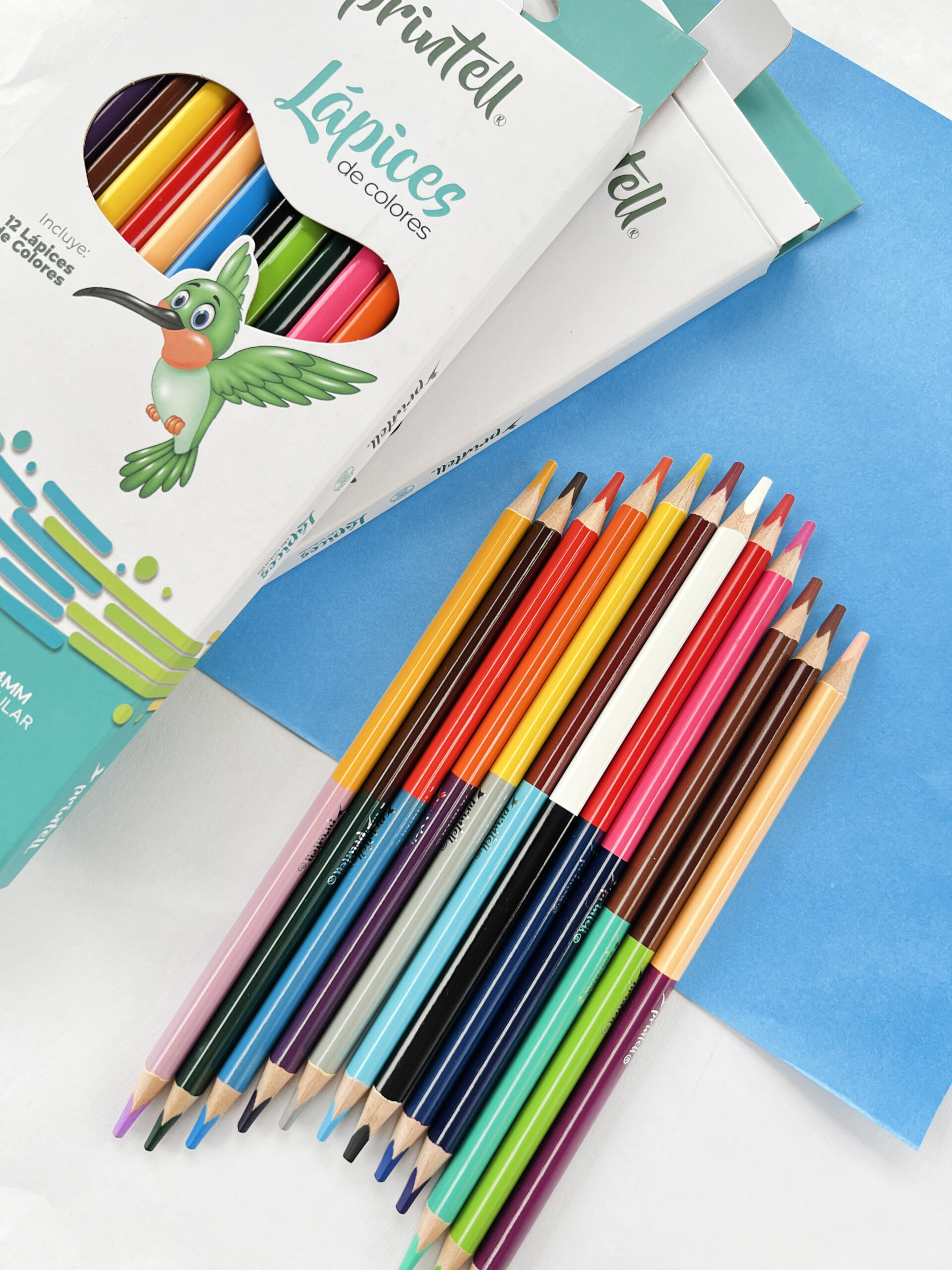 Lápices de Colores Bicolor x 12 unidades - Printell